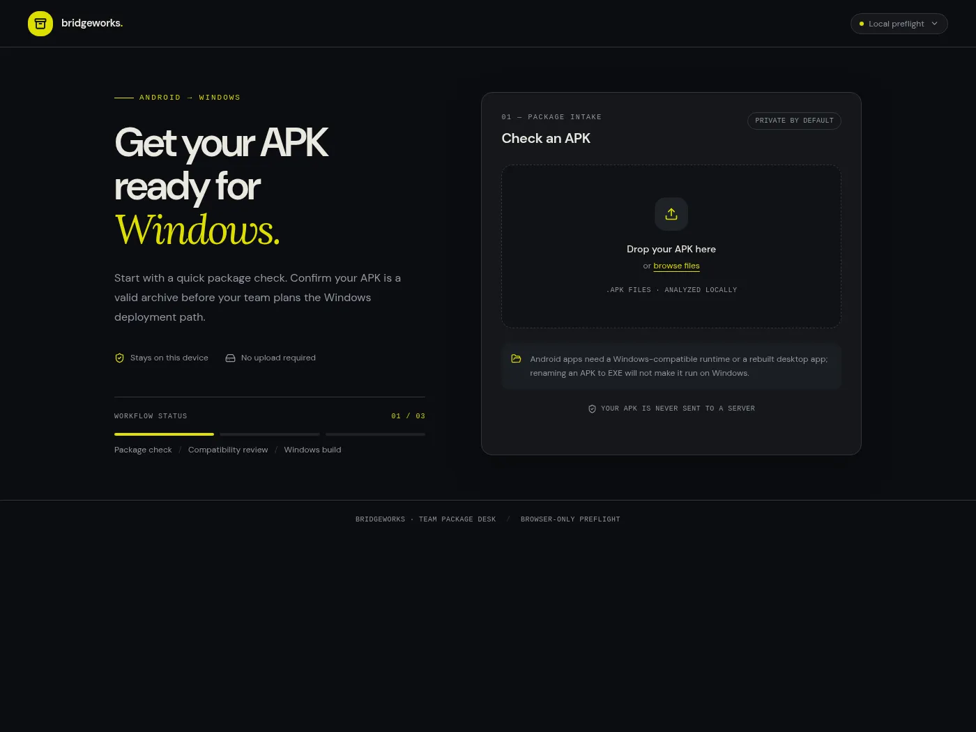 APK-to-EXE Converter Hub
