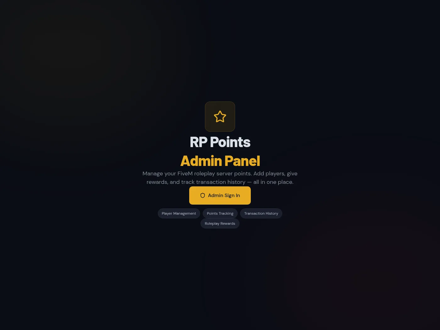 FiveM RP Points UI
