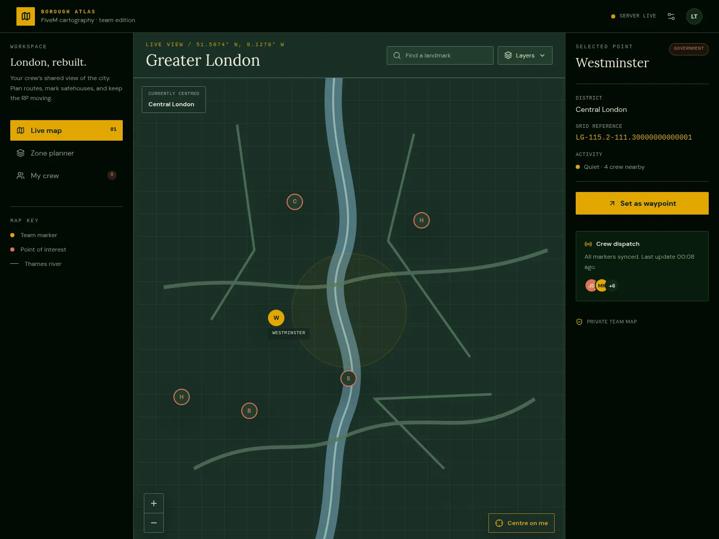 London FiveM Mini Map