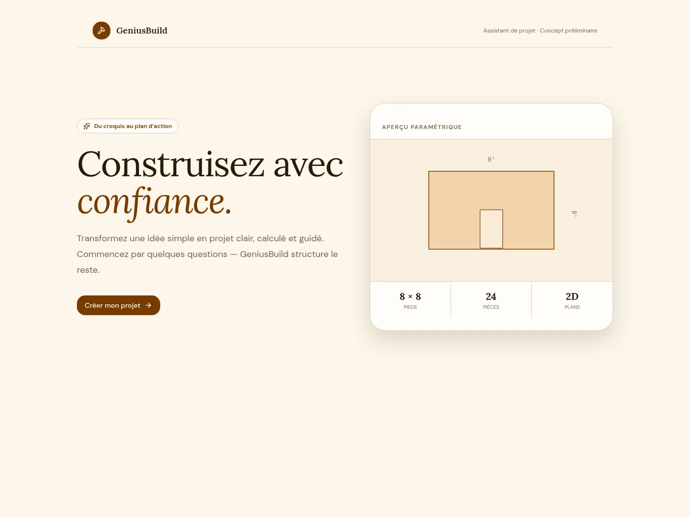 GeniusBuild Project Assistant