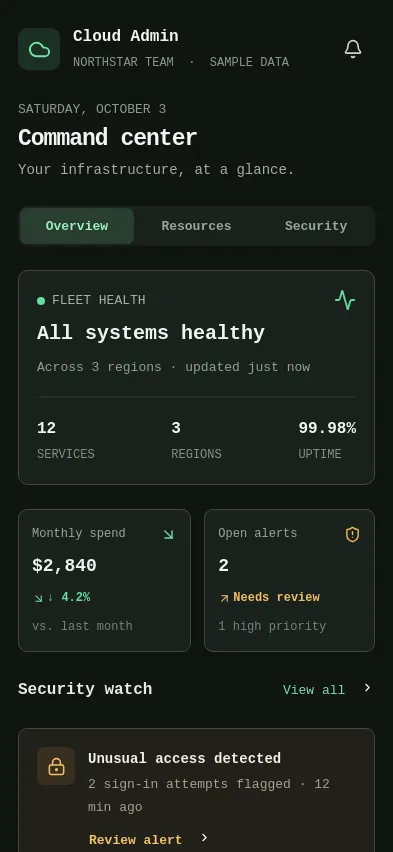 Cloud Admin Pro