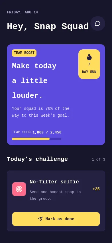 Snap Score Booster
