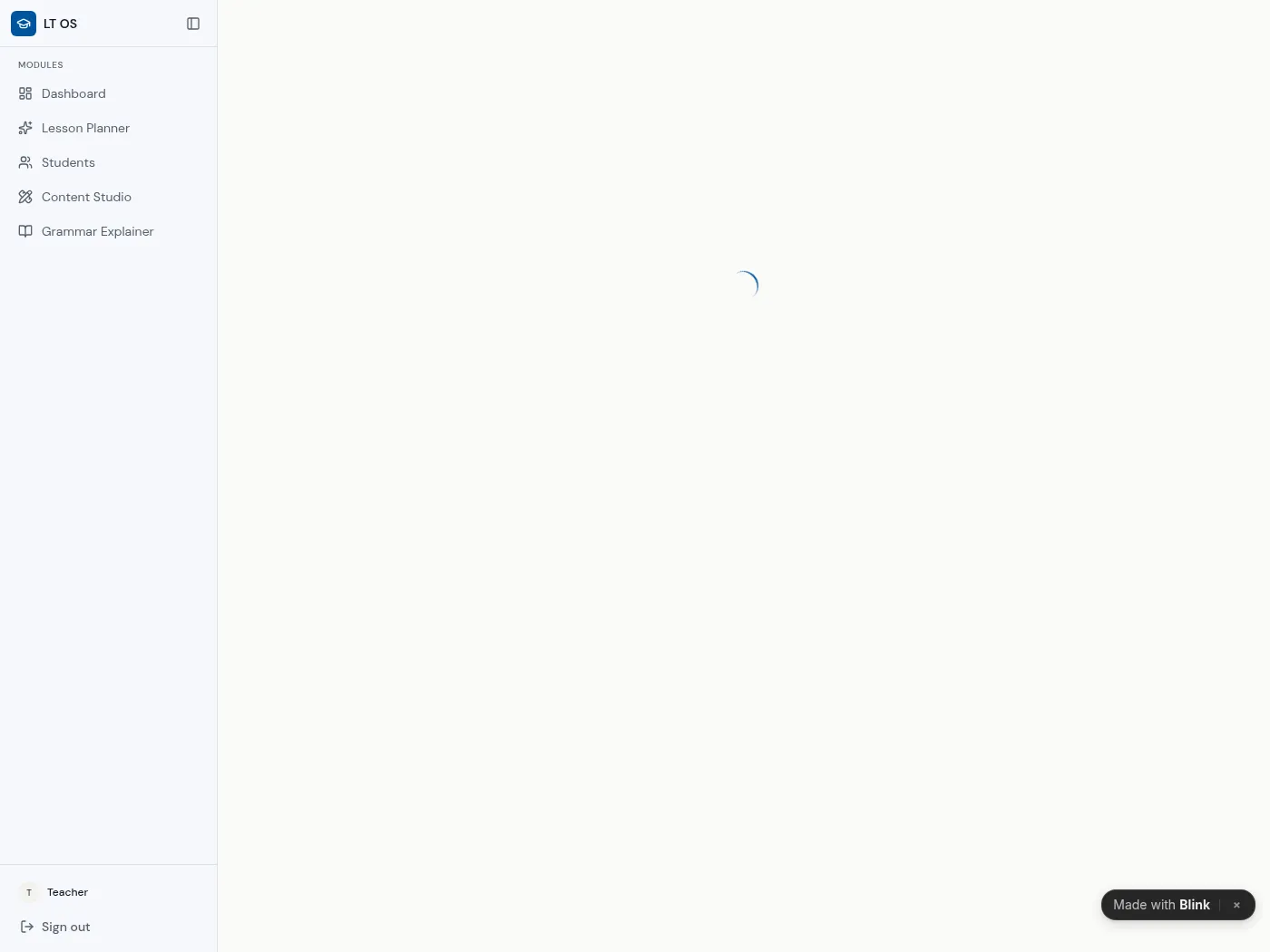 Language Teacher OS