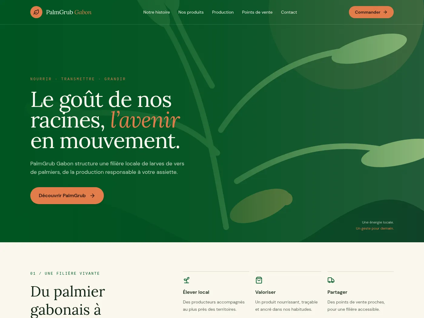PalmGrub Gabon Portal