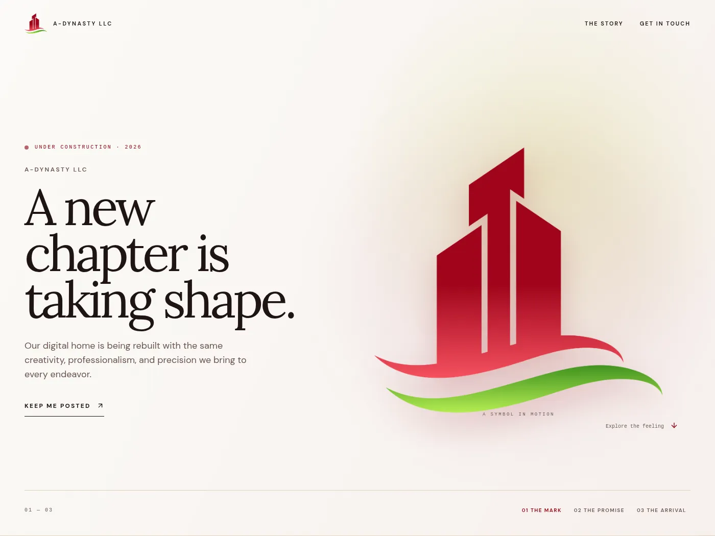 A-Dynasty Landing Page