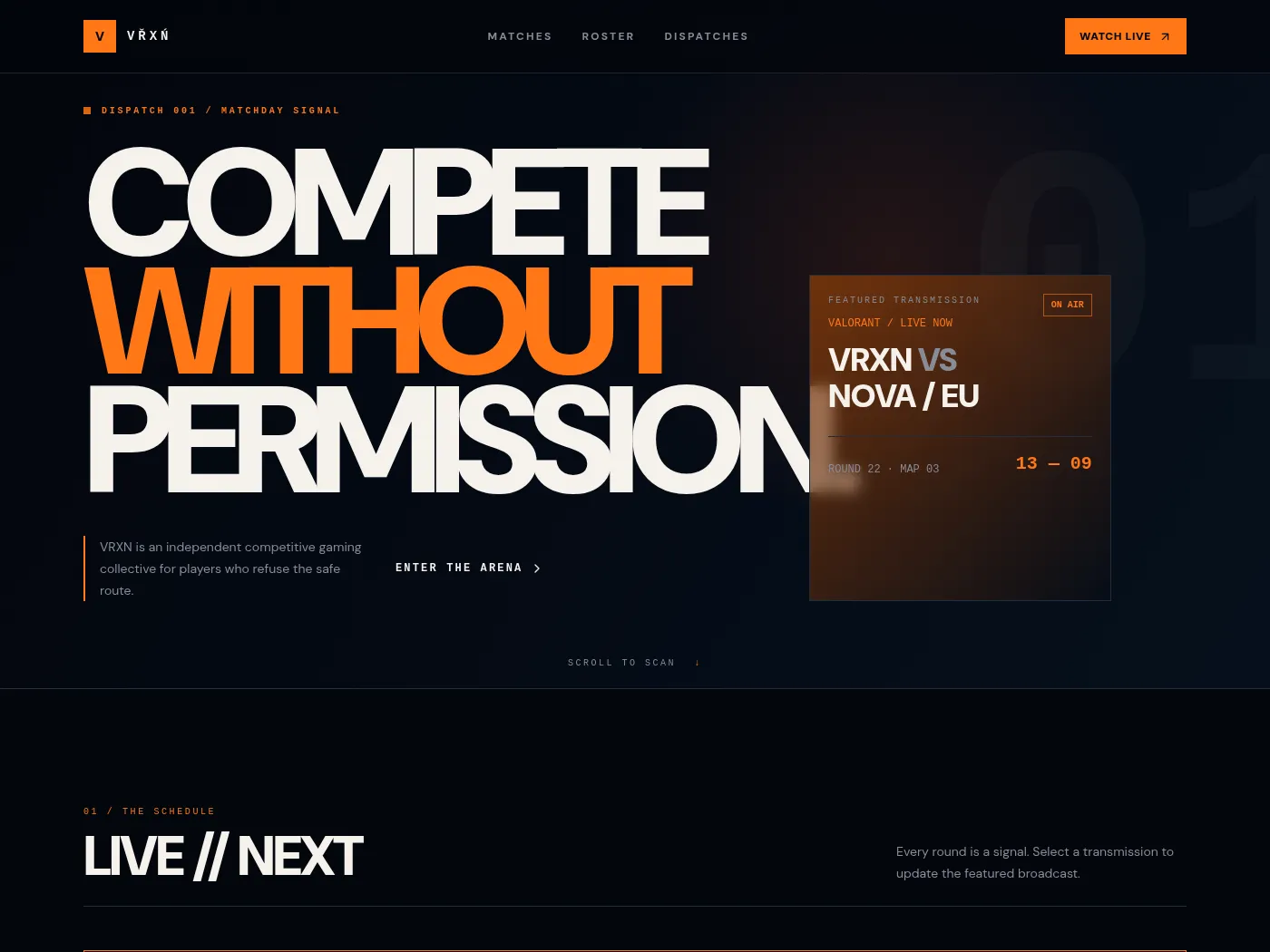 VRXN E-Sports Hub