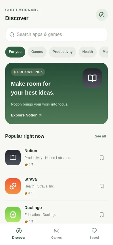 Mini App Store