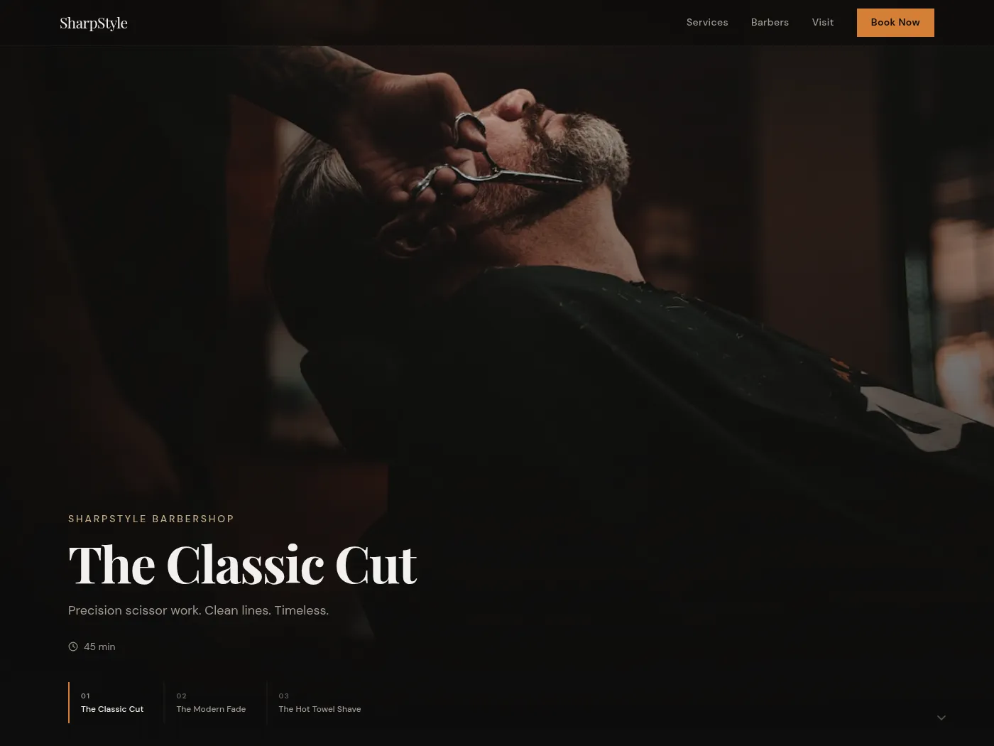 SharpStyle Barber Web