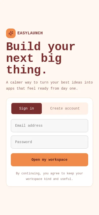 EasyLaunch Mobile