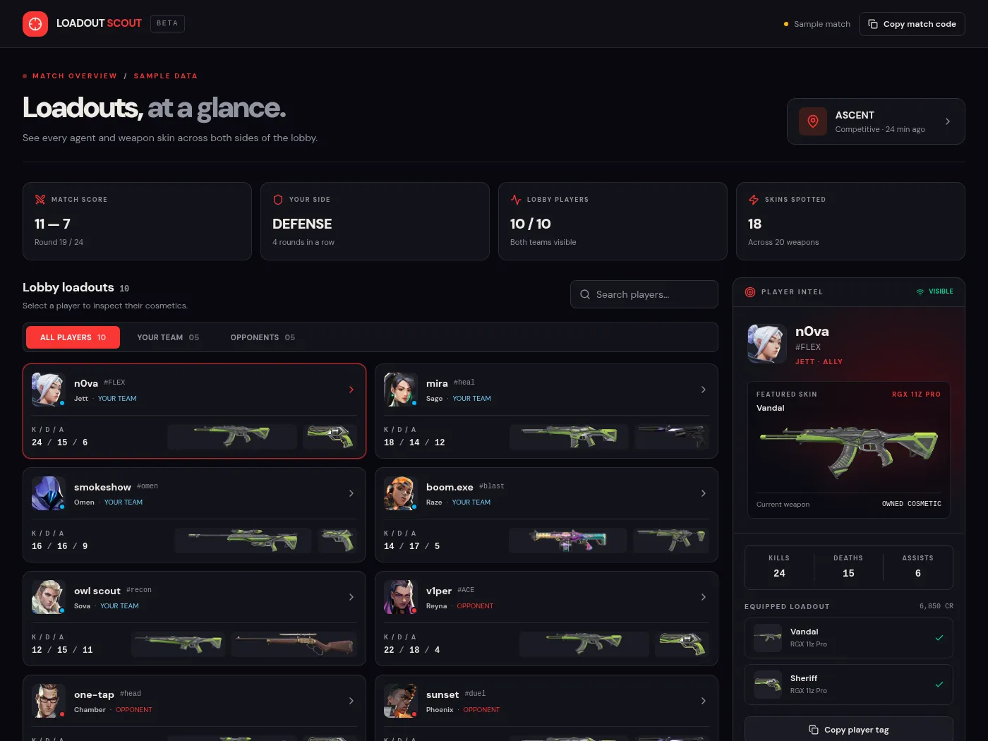 Valorant Skin Tracker