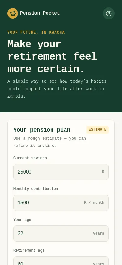 Zambia Pension Pocket