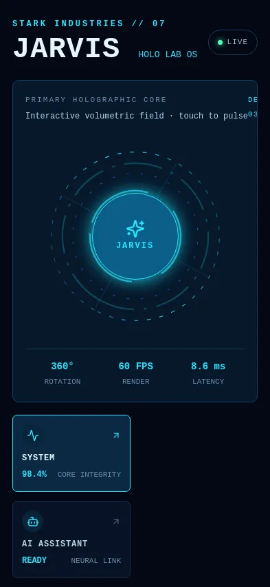 JARVIS Holo Lab OS