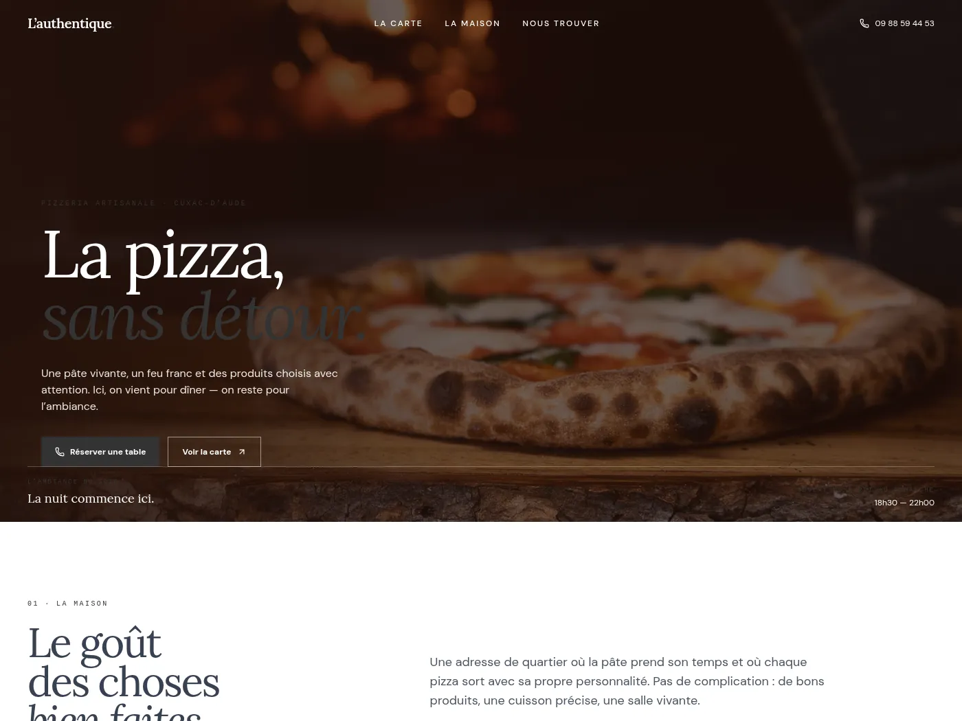 Authentique Pizza Legal Update