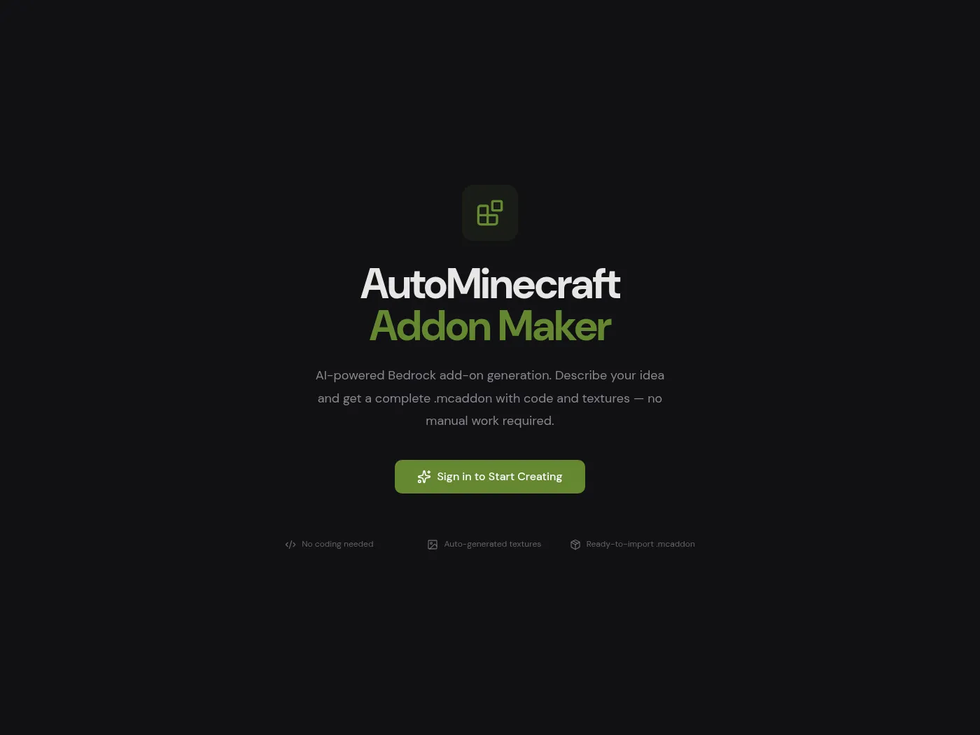 AutoMinecraft Addon Maker