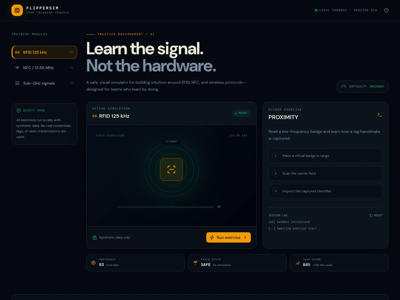 FlipperSim Web Trainer