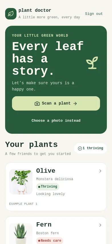 Plant Doctor AI