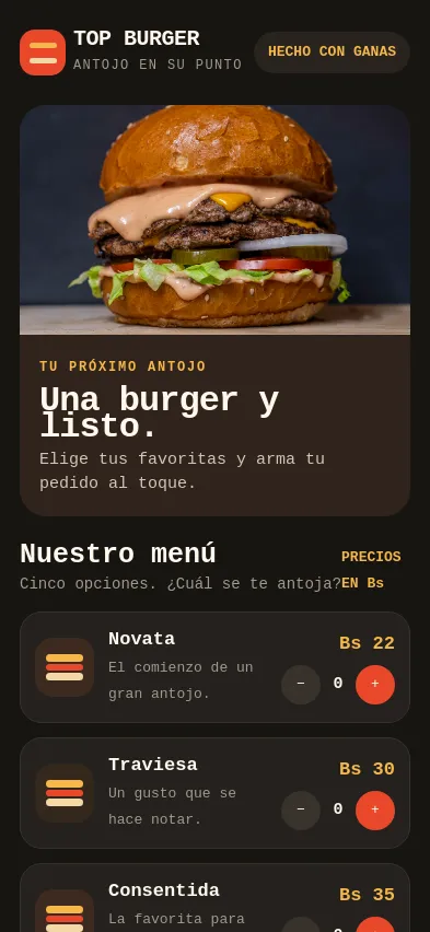Top Burger App