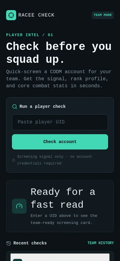 CODM Stat Checker
