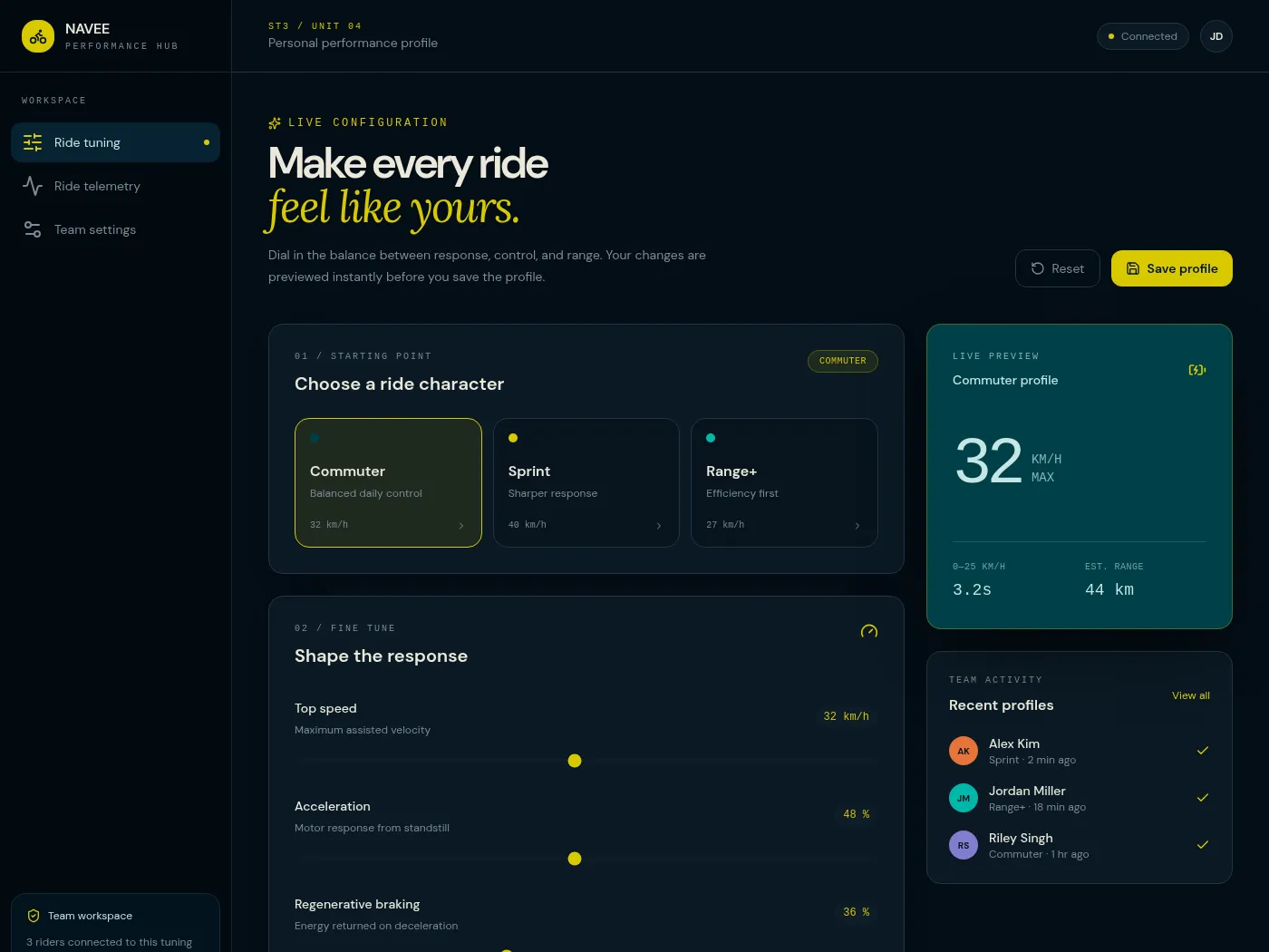 NAVEE ST3 Performance Hub