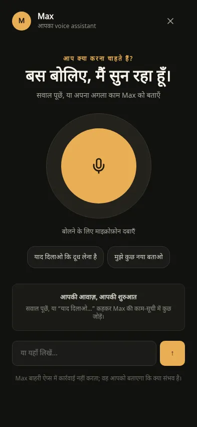 Max Voice Assistant