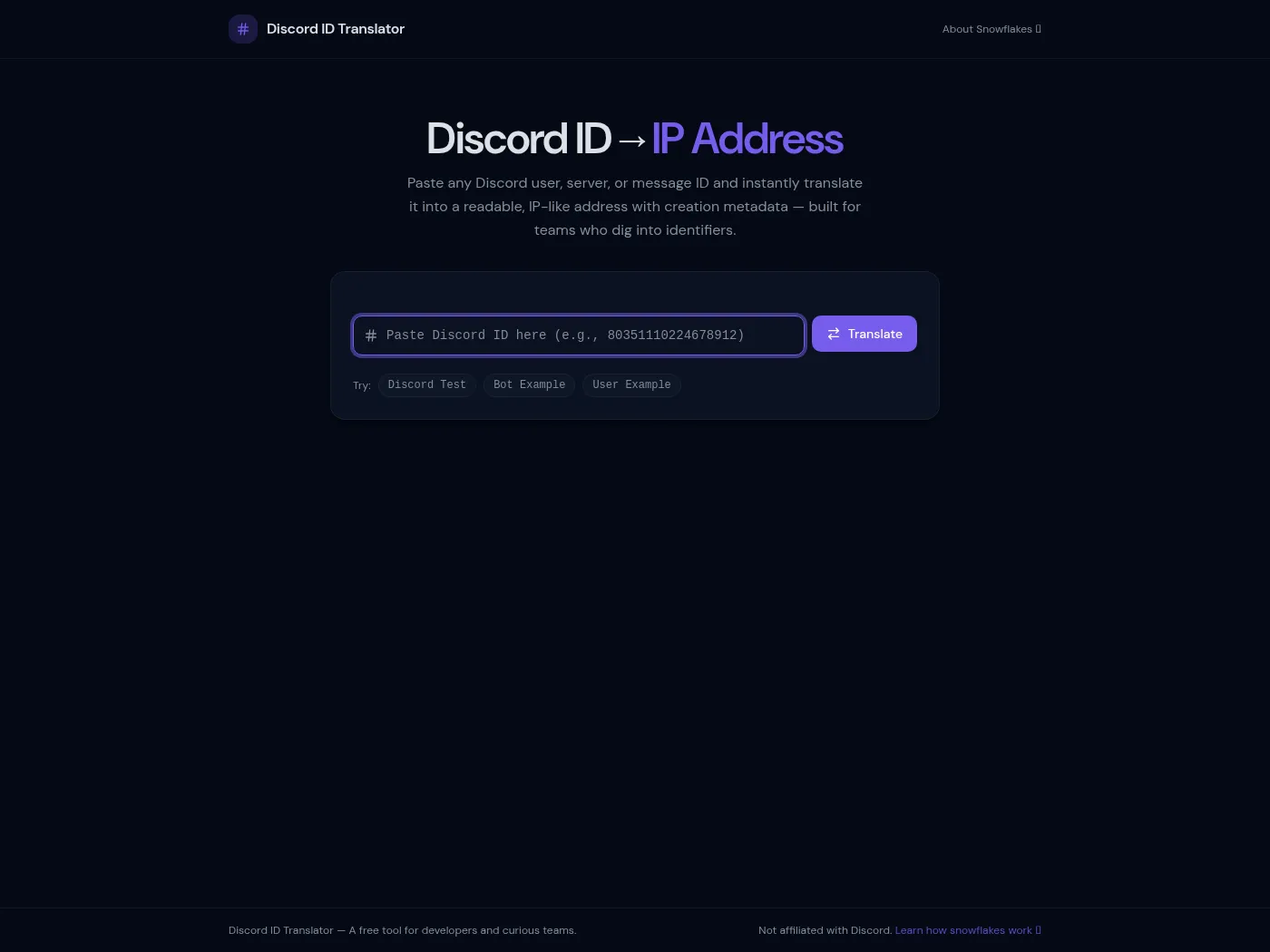 Discord ID Translator