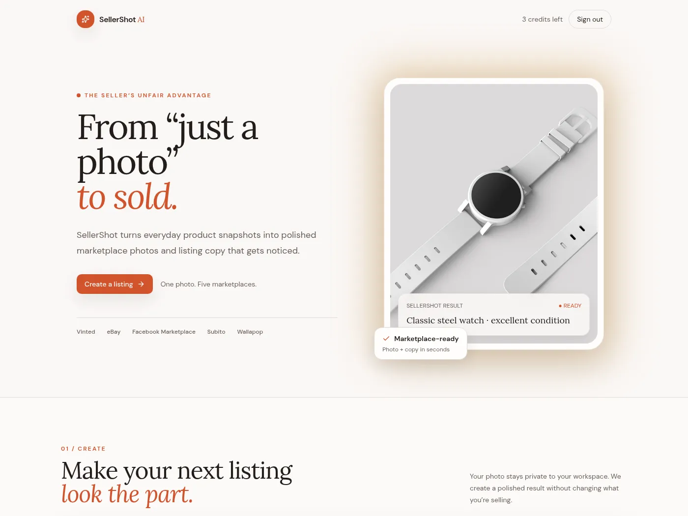 SellerShot AI Launchpad
