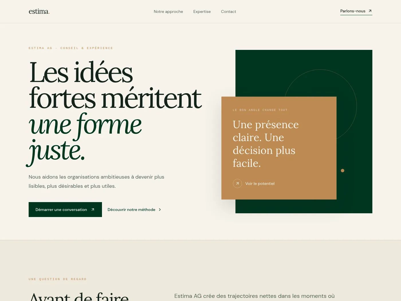 Estima AG Web Refresh