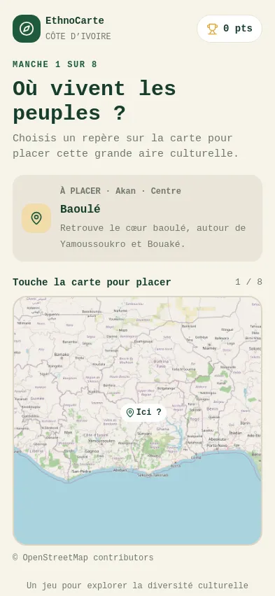 EthnoCarte Côte d'Ivoire
