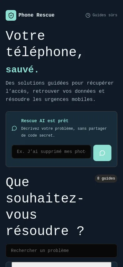 Phone Rescue AI