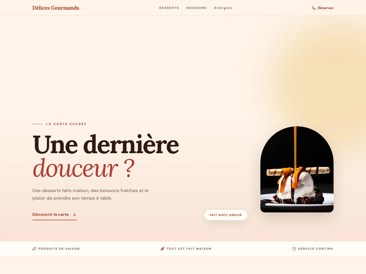 Délices Gourmands Refresh