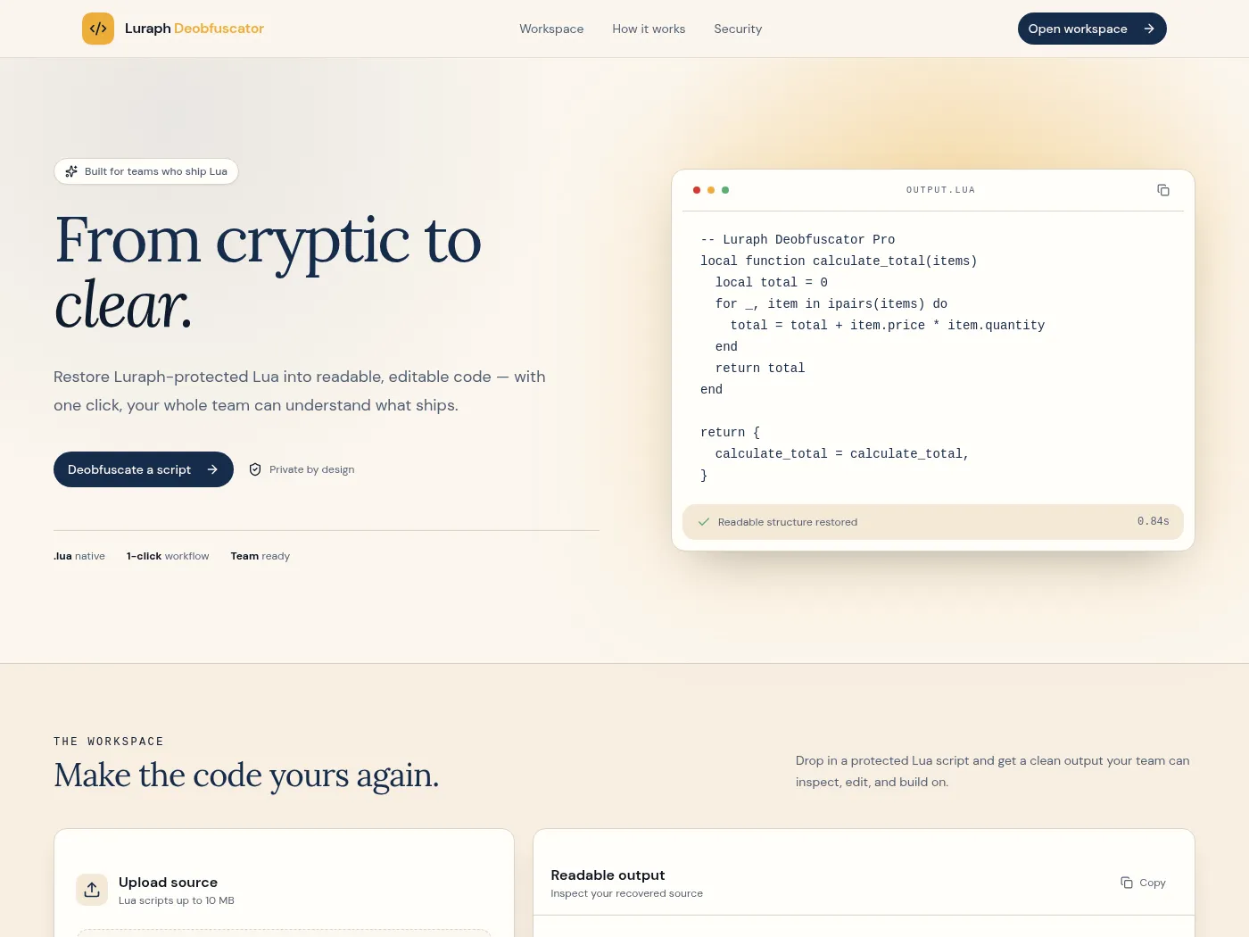 Luraph Deobfuscator Pro