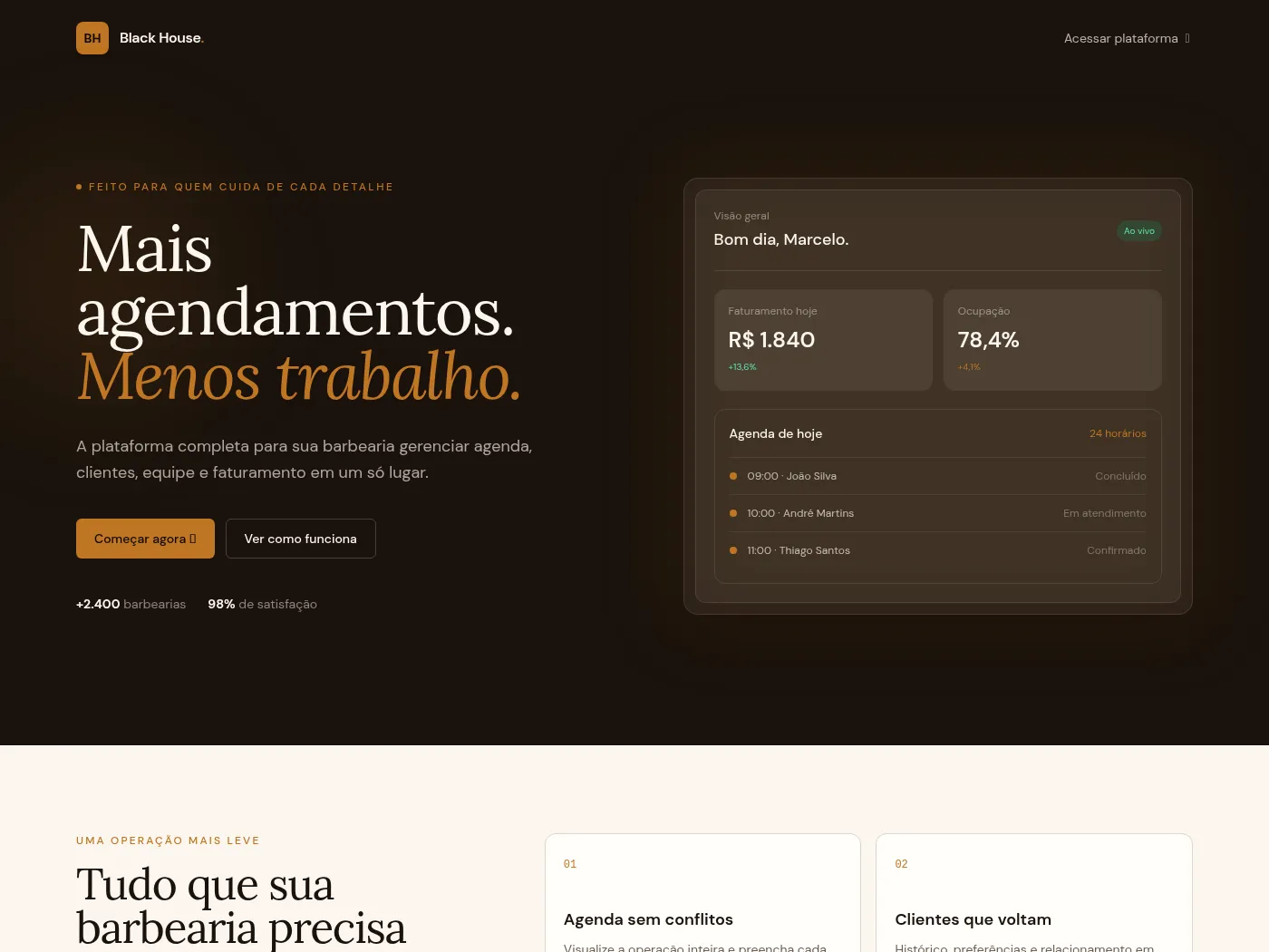 BarberHouse Platform