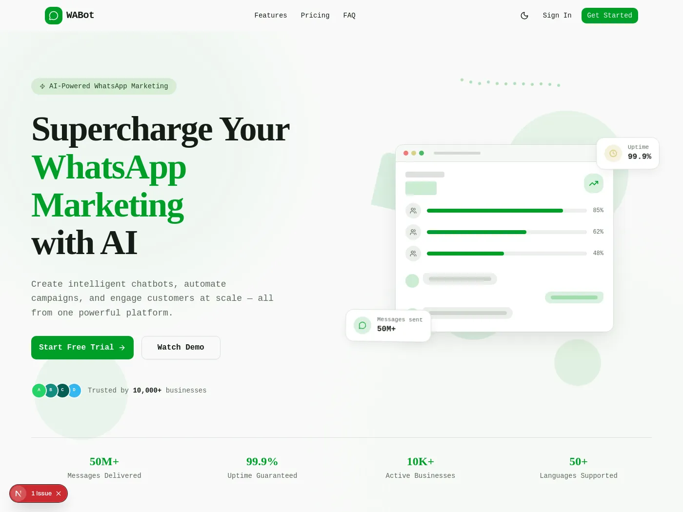 WABot SaaS Platform