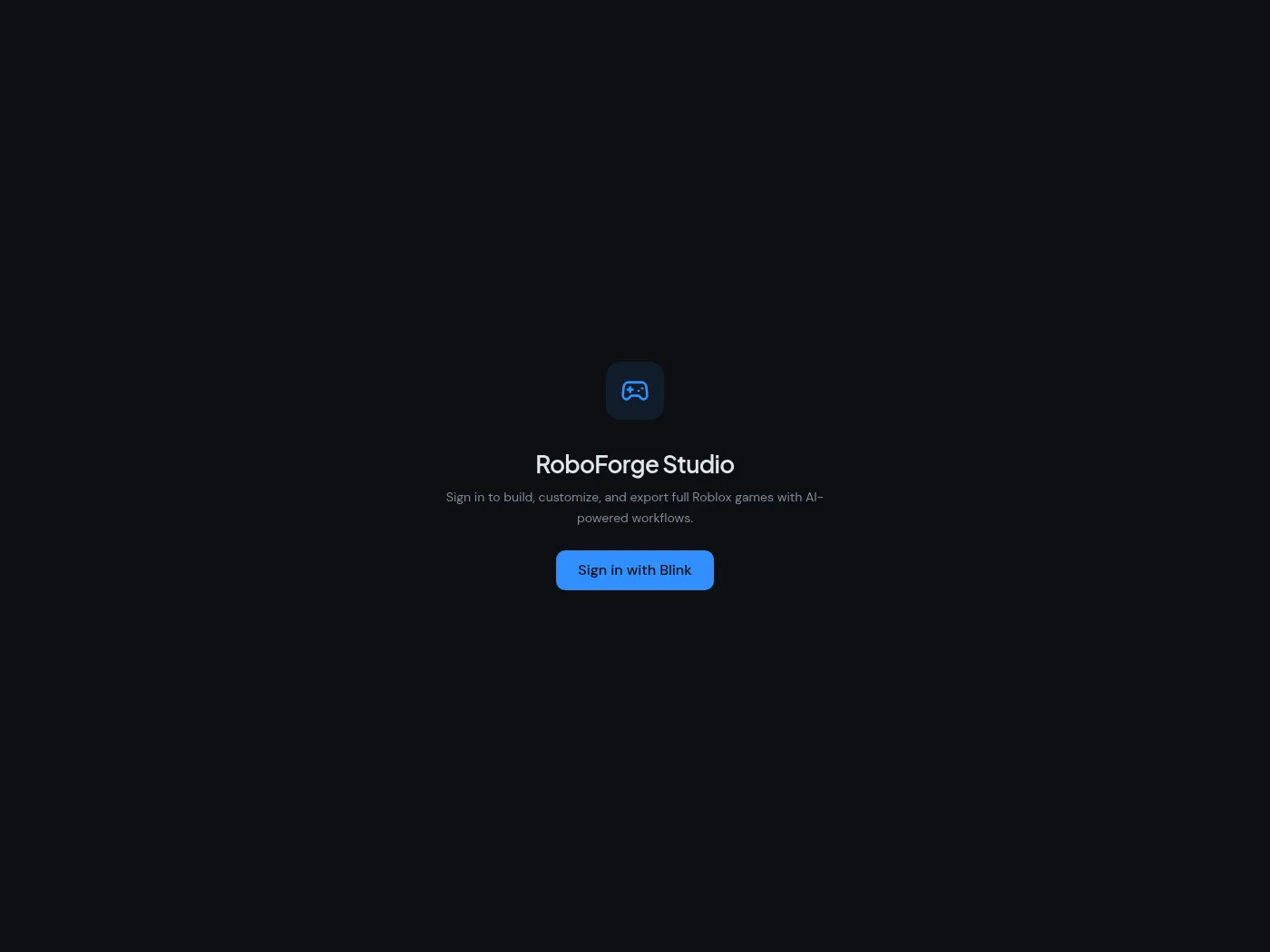 RoboForge Studio