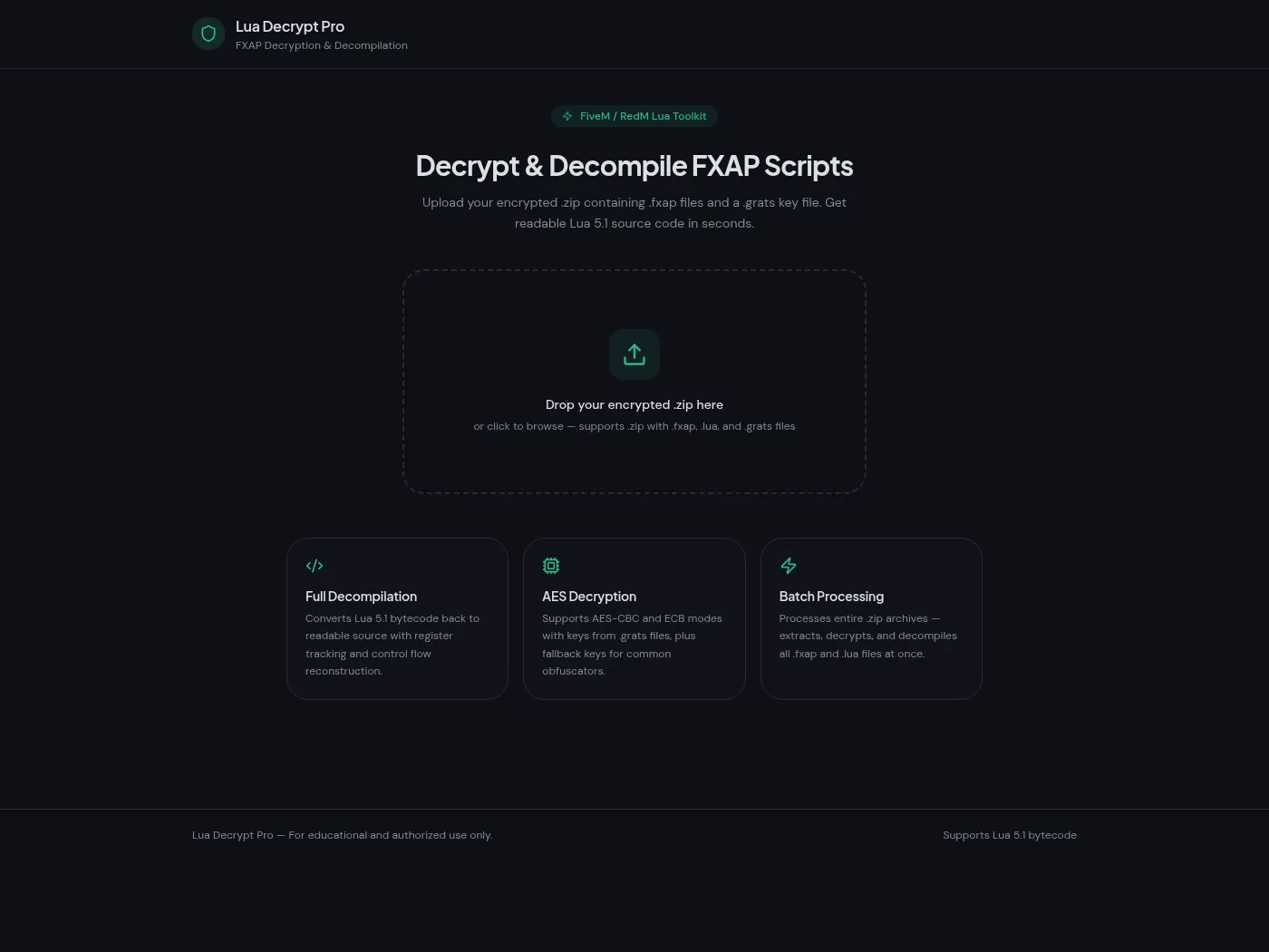 Lua Decrypt Pro