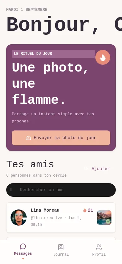 PhotoFlame Messenger