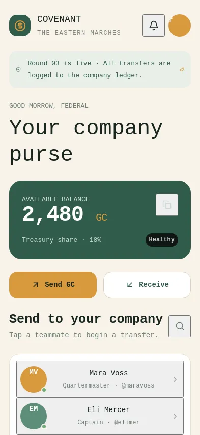 LARP Wallet App