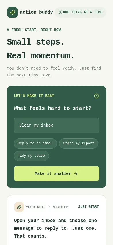 Action Buddy