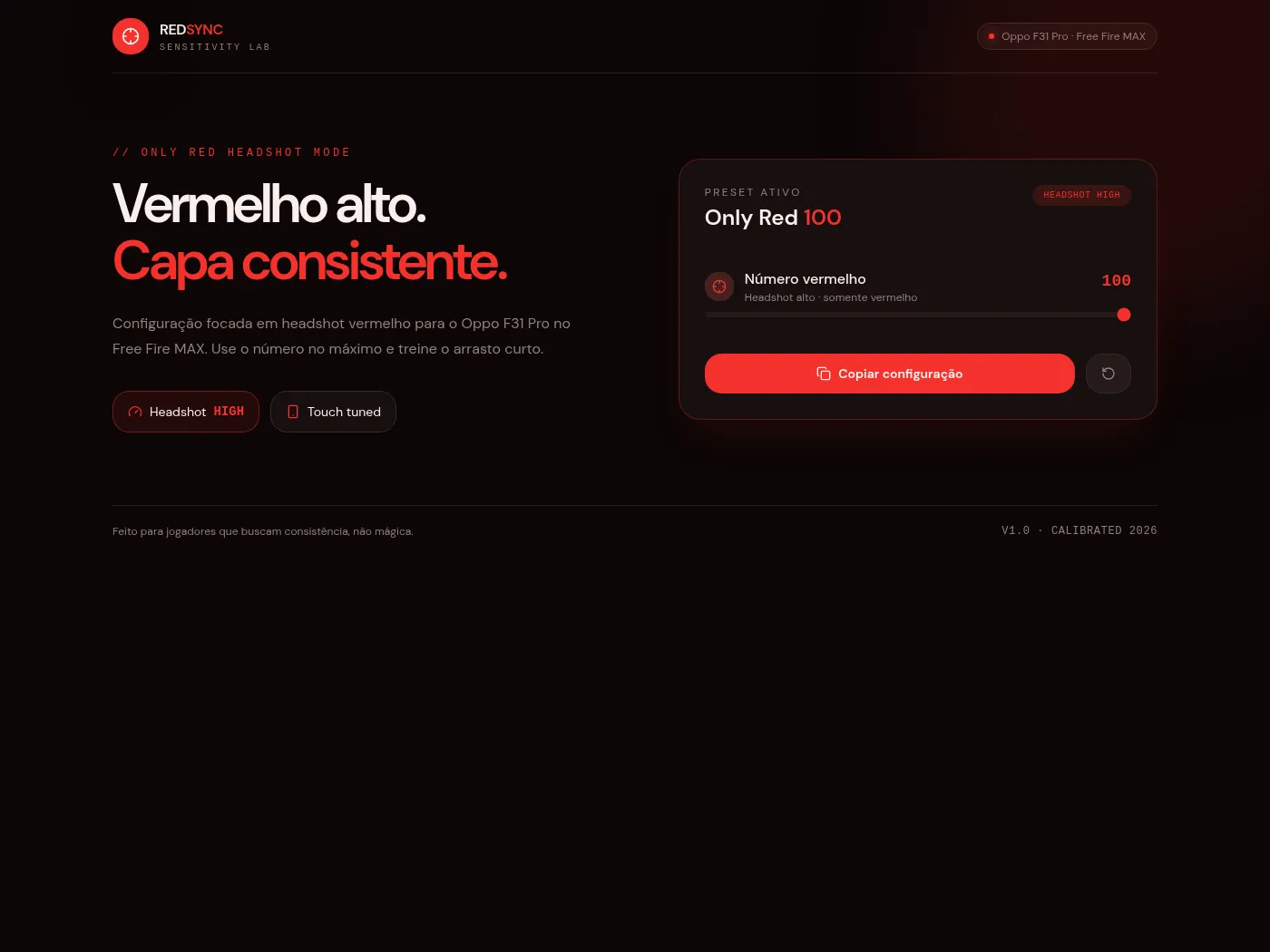 Red Sensitivity Booster