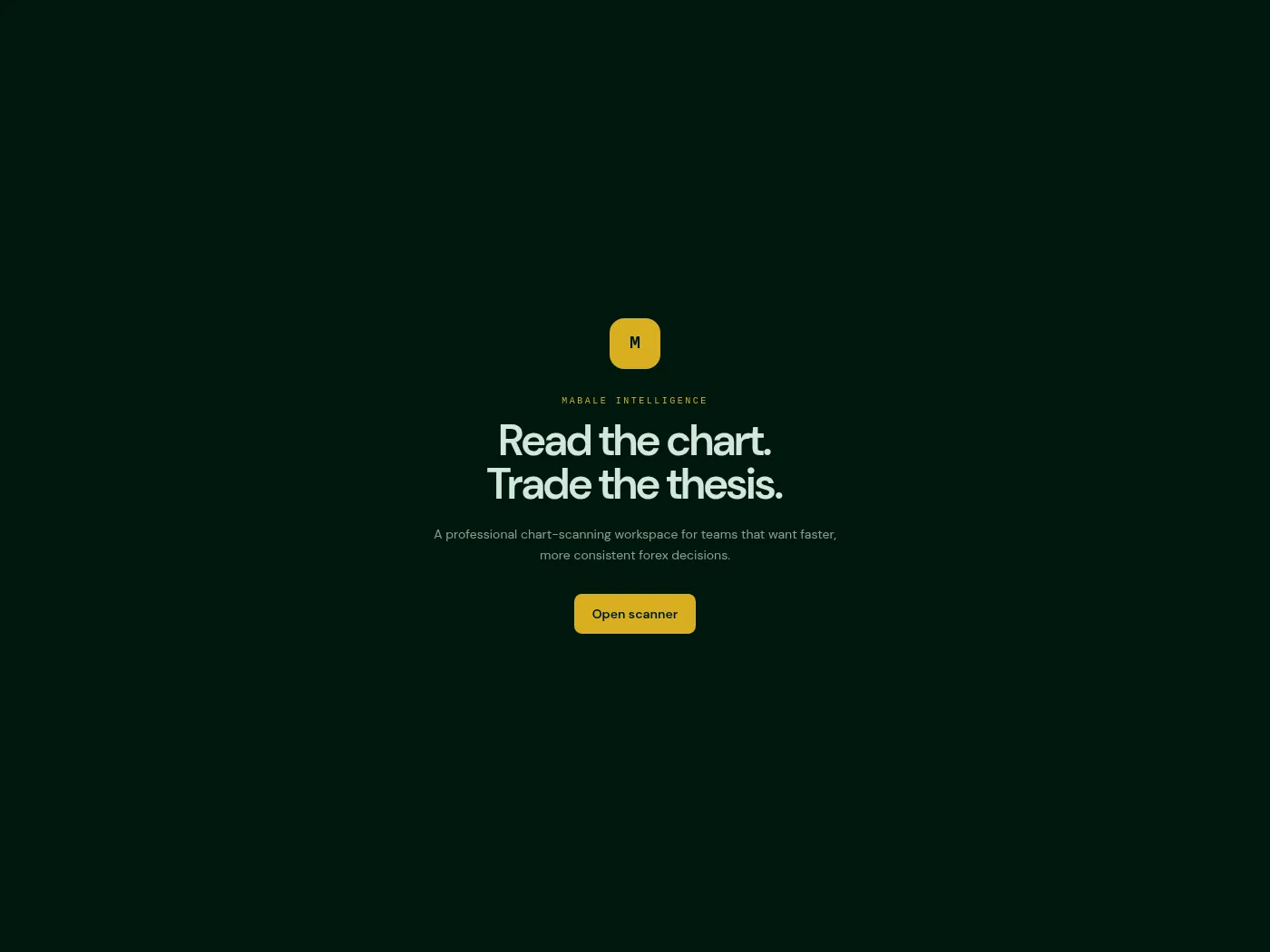 Mabale AI Chart Scanner