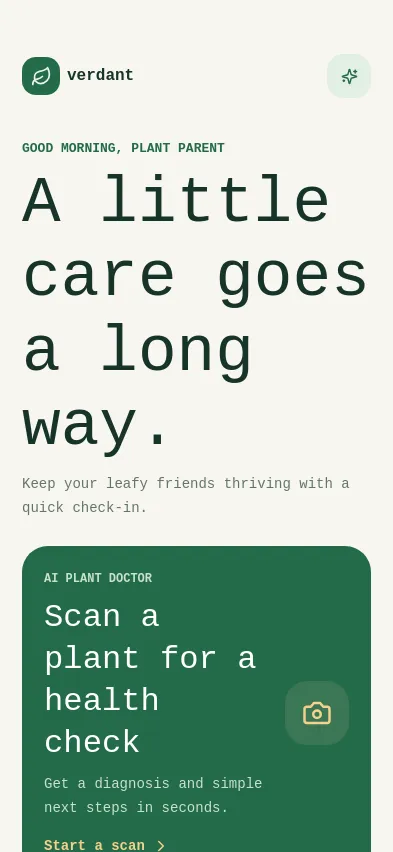 Plant Health AI Scanner