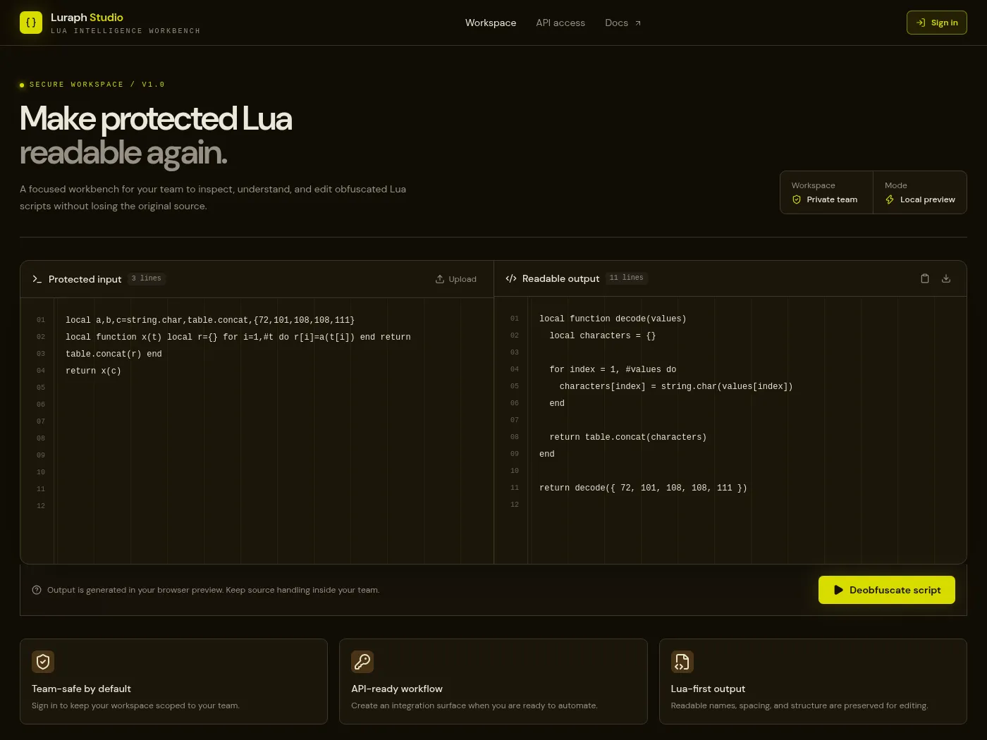 Luraph Lua Deobfuscator