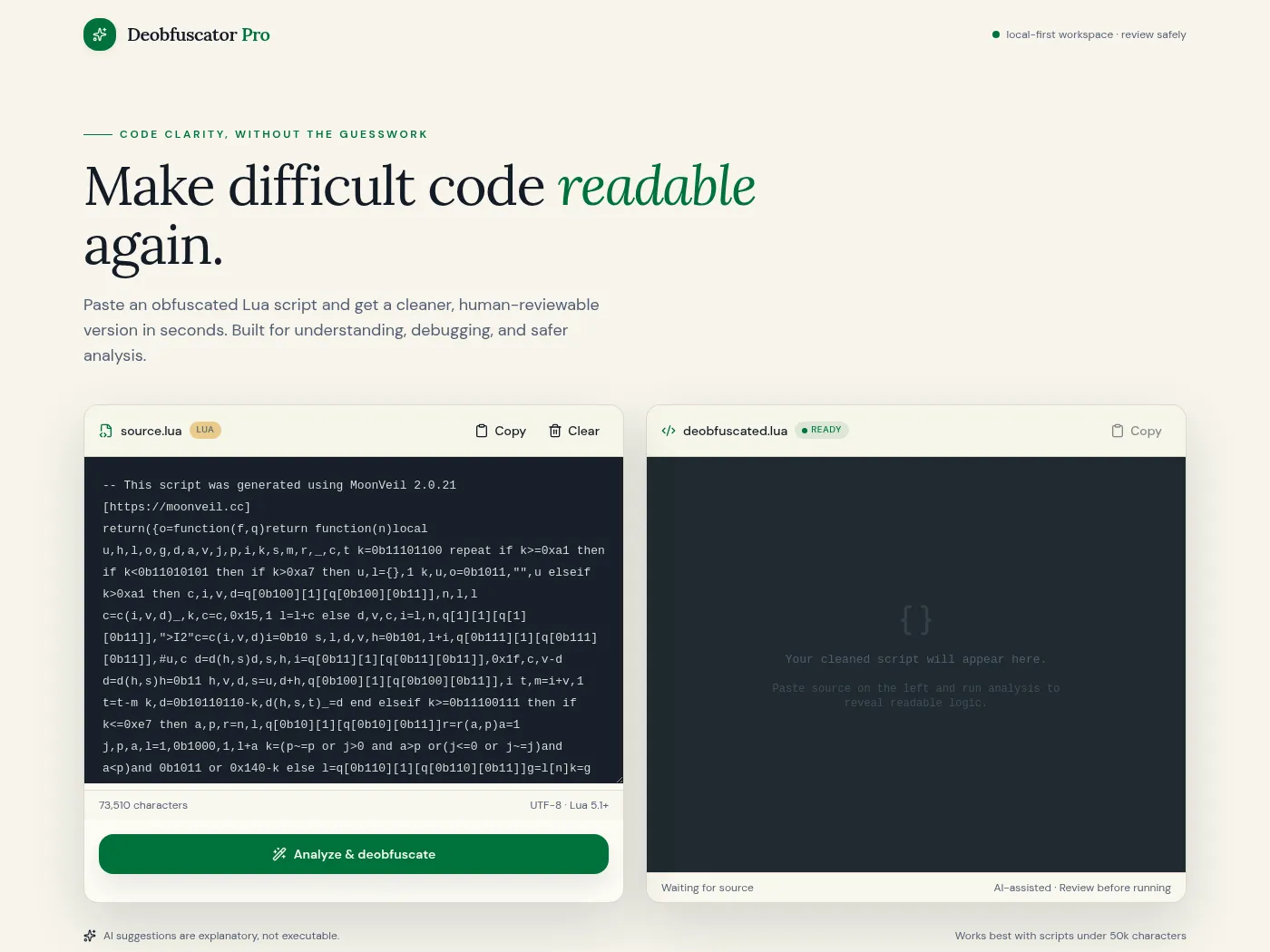 Deobfuscator Pro