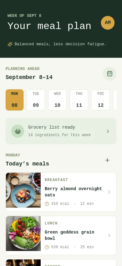MealPlanner Pro