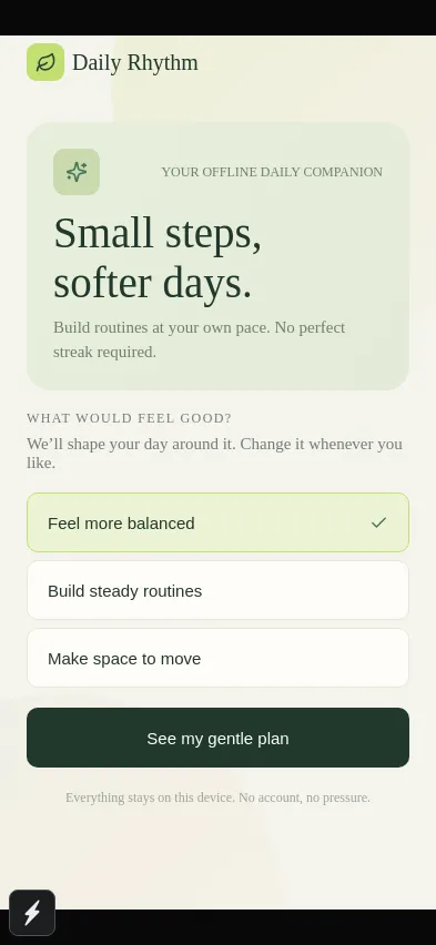 Daily Rhythm
