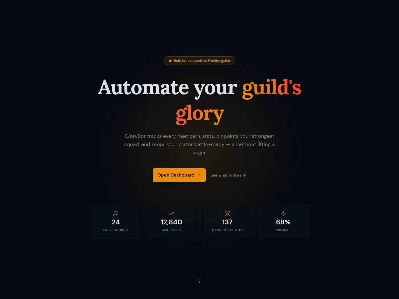GloryBot Guild Manager