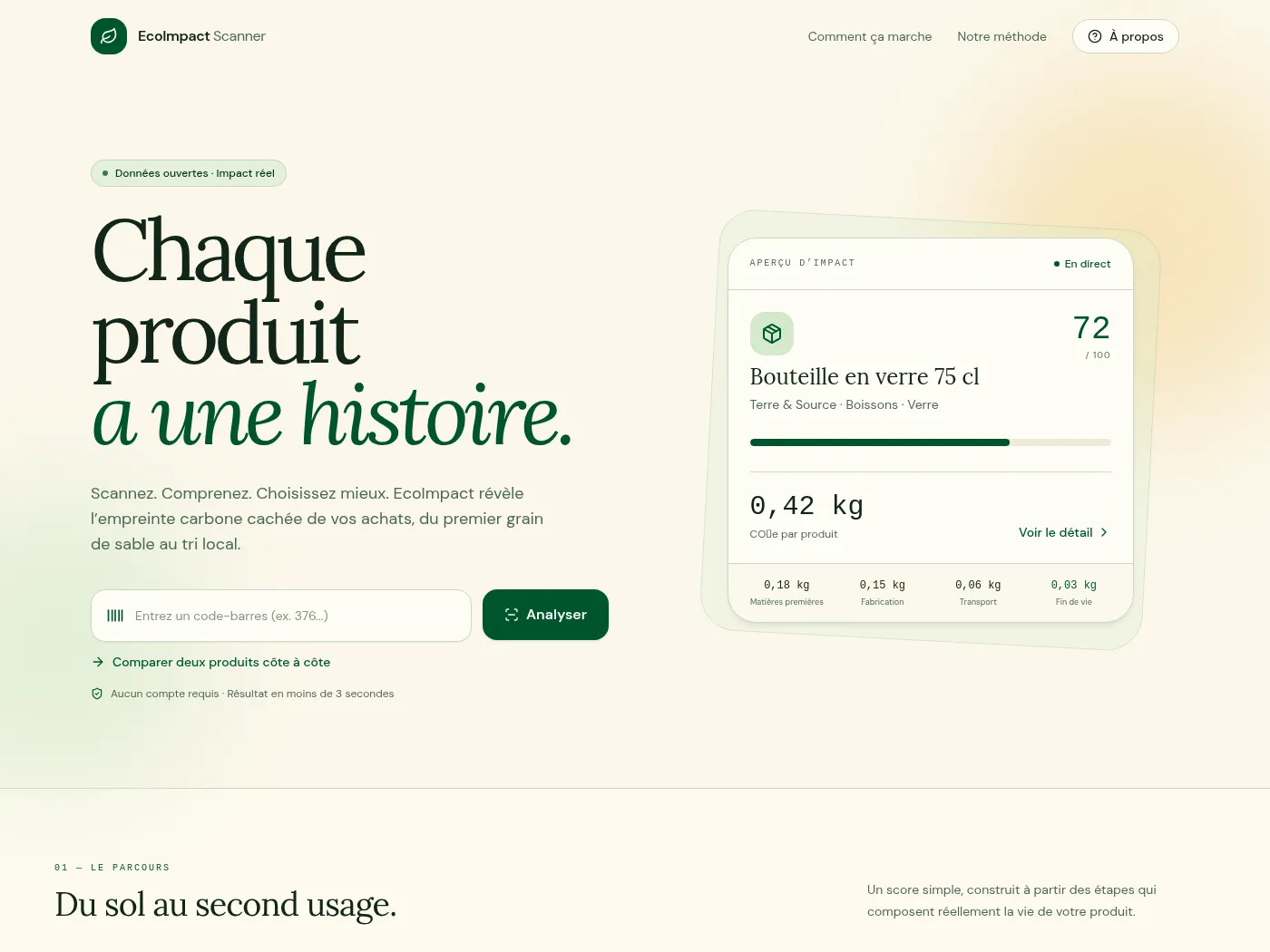 EcoImpact Scanner