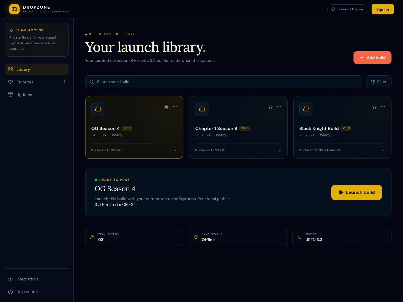 Fortnite Build Launcher