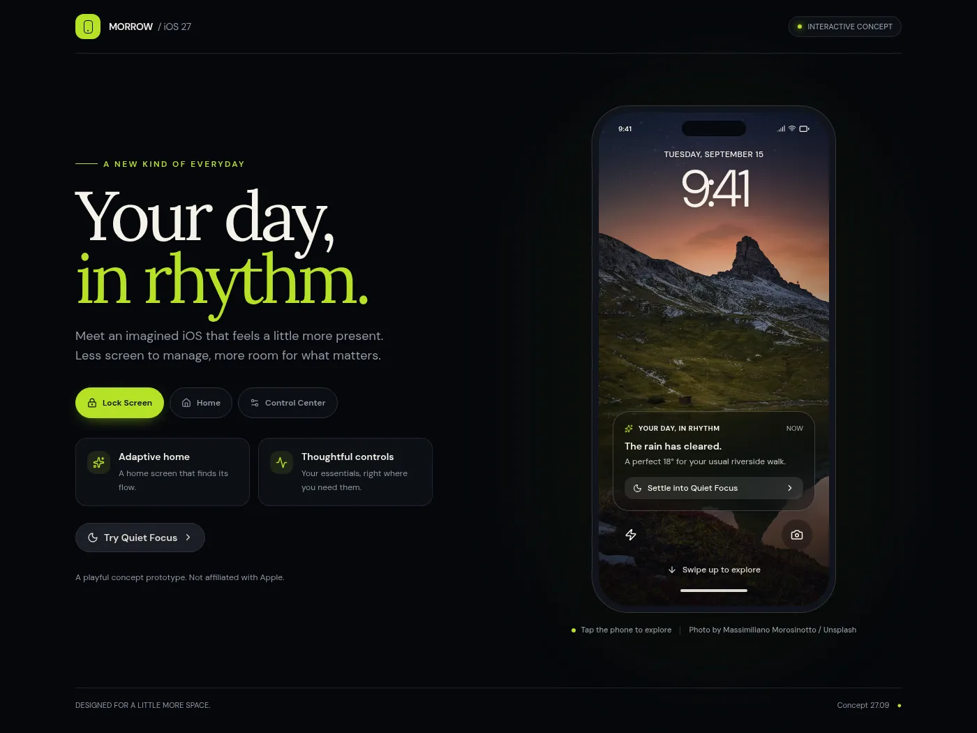 iOS 27 Concept UI
