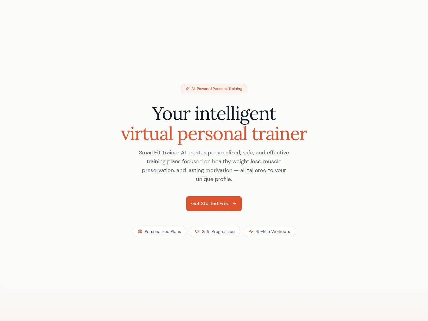 SmartFit Trainer AI